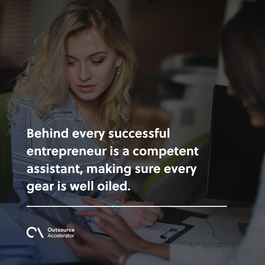 Why a virtual assistant should be an entrepreneur’s first hire | Outsource Accelerator