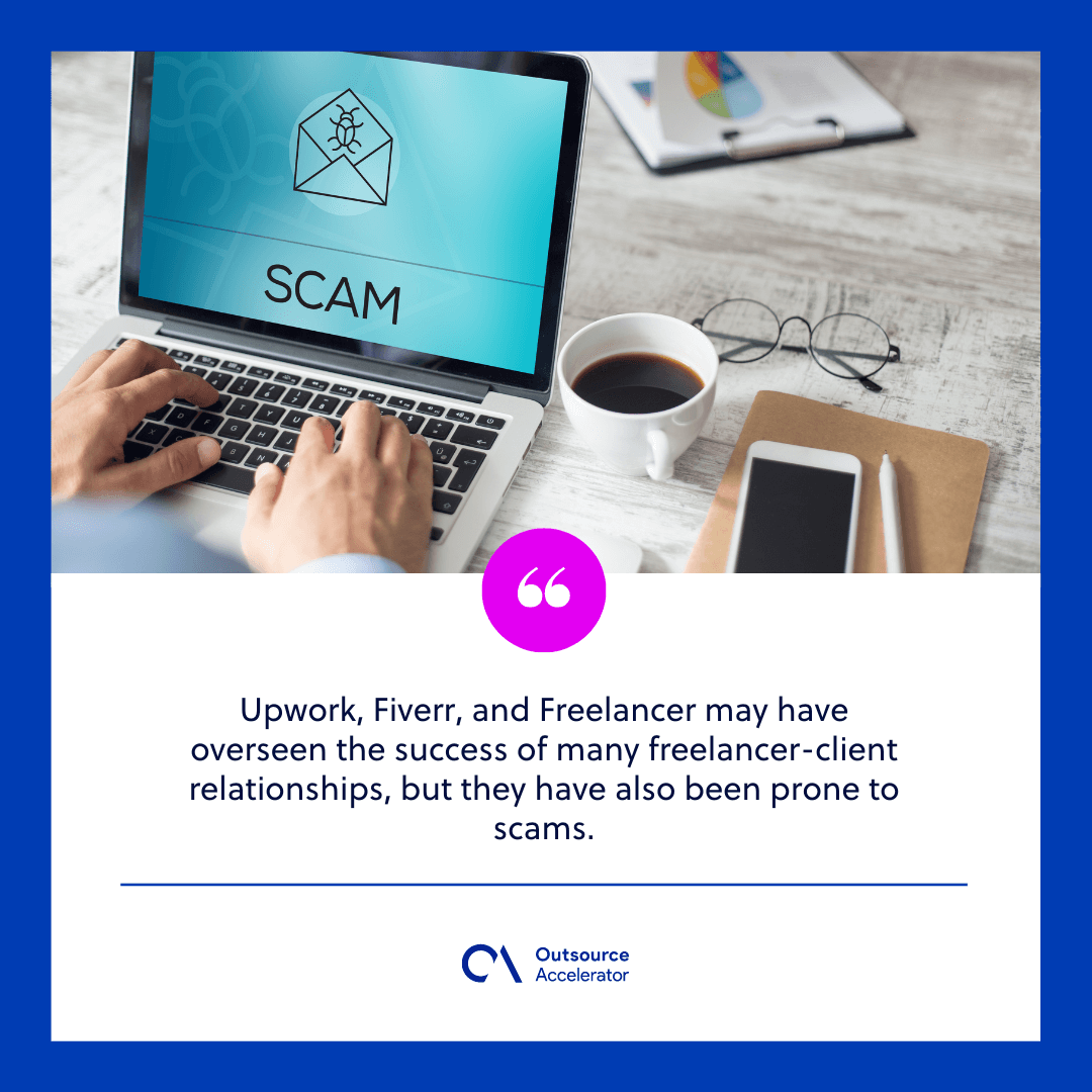 How to avoid scams on Fiverr, Upwork, and Freelancer | Outsource ...