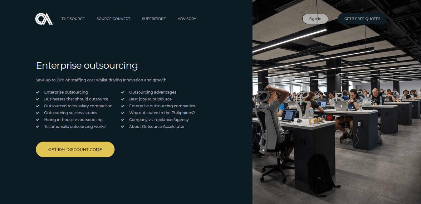 Worlds Leading Outsourcing Marketplace And Advisory Outsource Accelerator