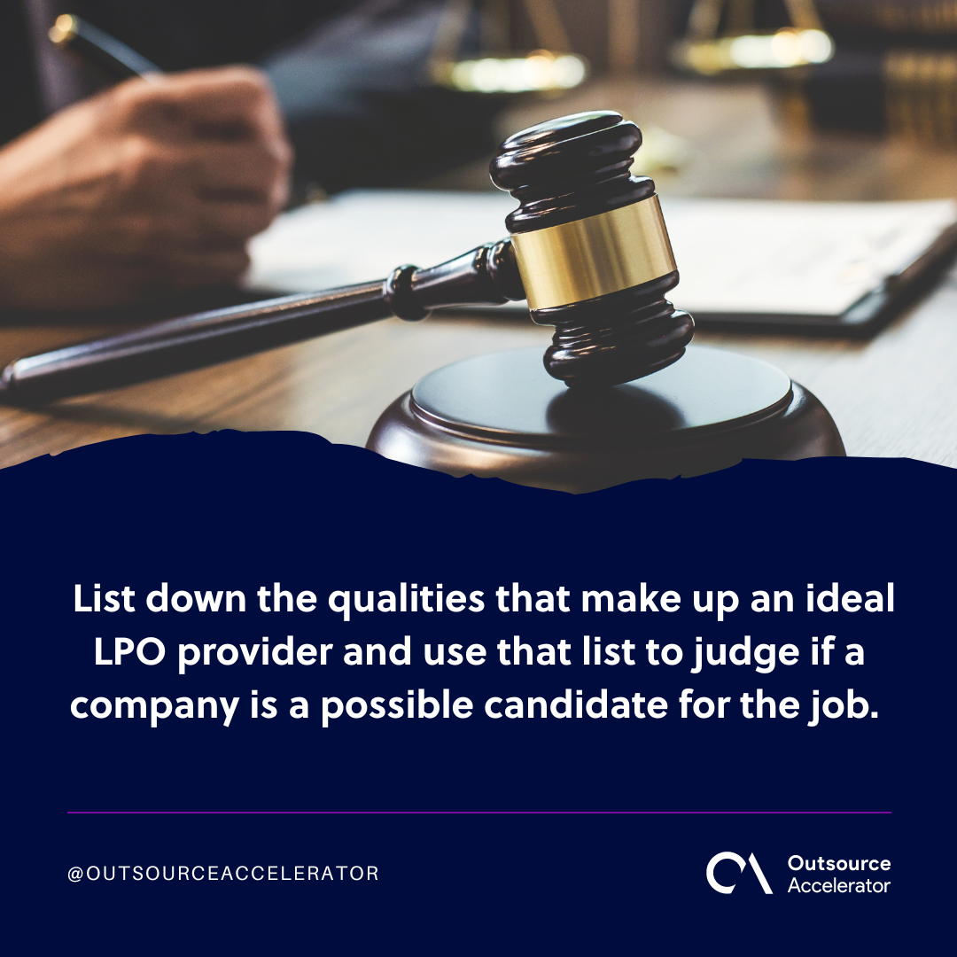 How to find the right legal process outsourcing provider | Outsource ...