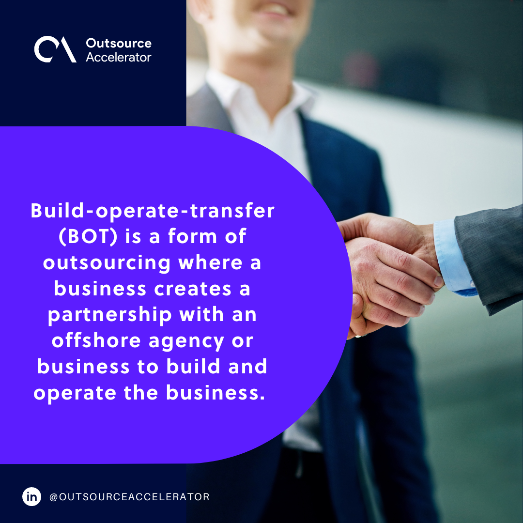 Staff leasing vs. seat leasing vs. BPO vs. B-O-T | Outsource Accelerator