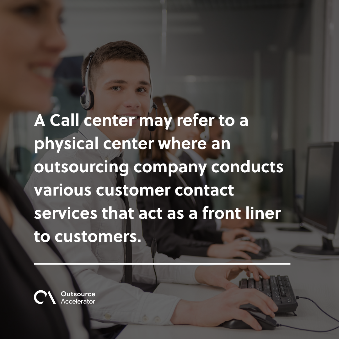 Call Center | Outsourcing Glossary | Outsource Accelerator