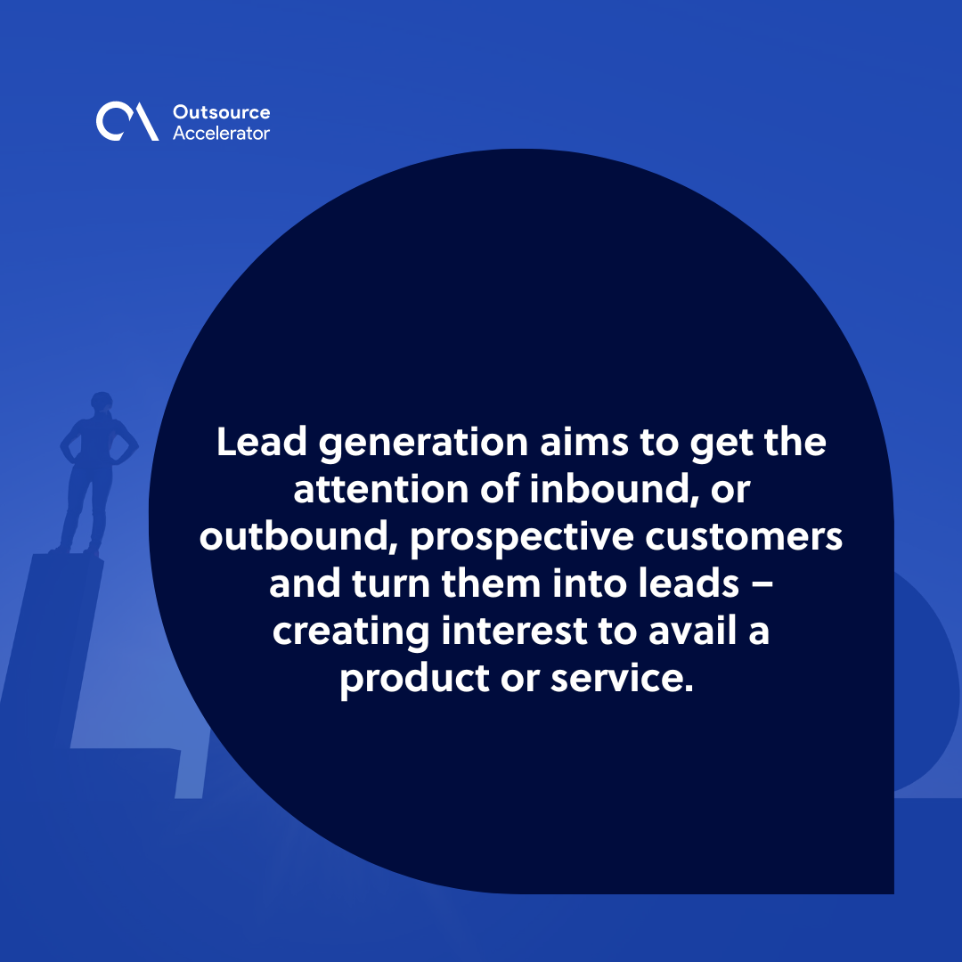 Lead Generation | Outsourcing Glossary | Outsource Accelerator