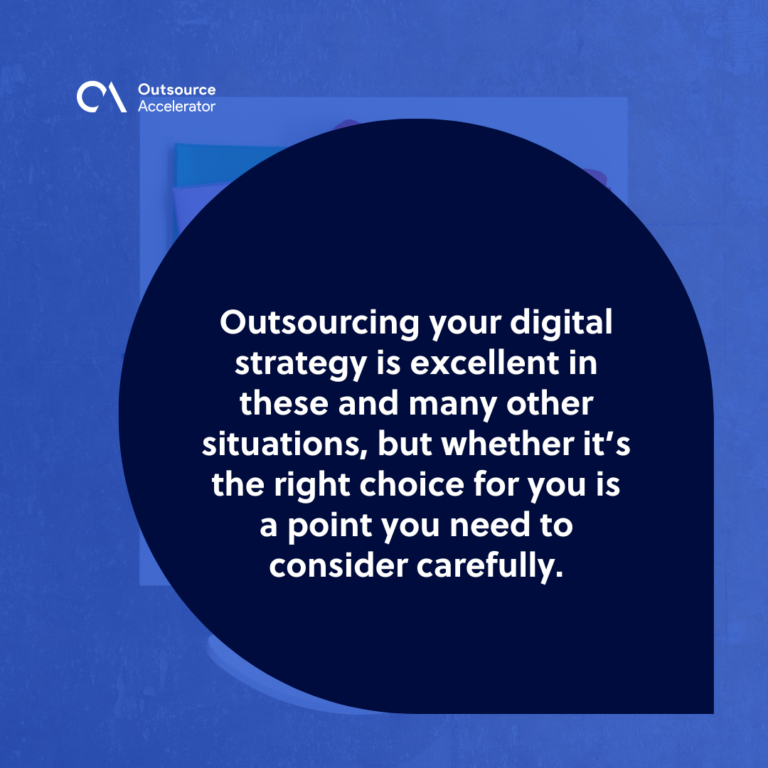 Managing your digital strategy with an outsourced provider | Outsource ...