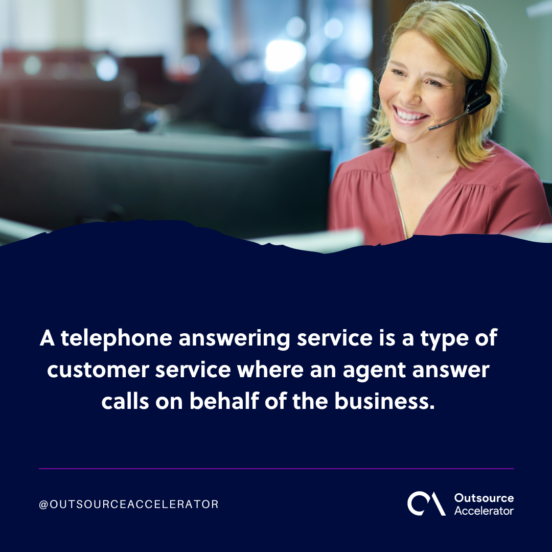 Telephone Answering Service | Outsourcing Glossary | Outsource Accelerator