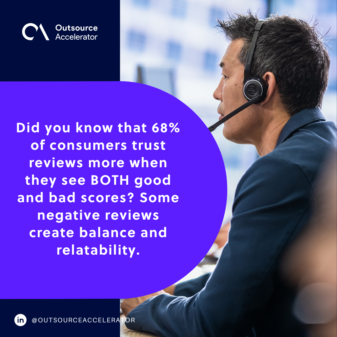 How to effectively deal and respond to negative reviews | Outsource ...