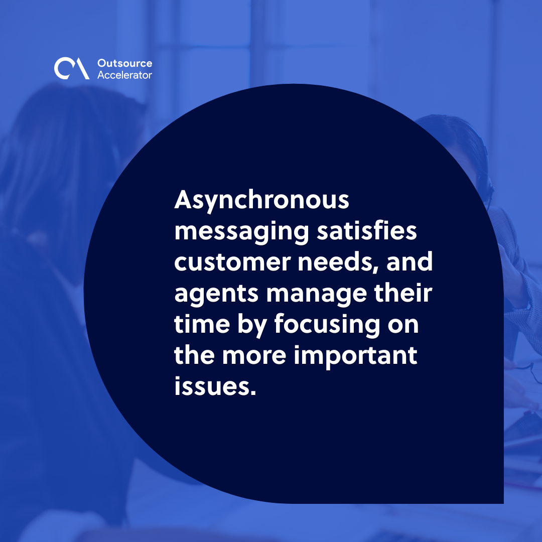 Asynchronous messaging | Outsourcing Glossary | Outsource Accelerator