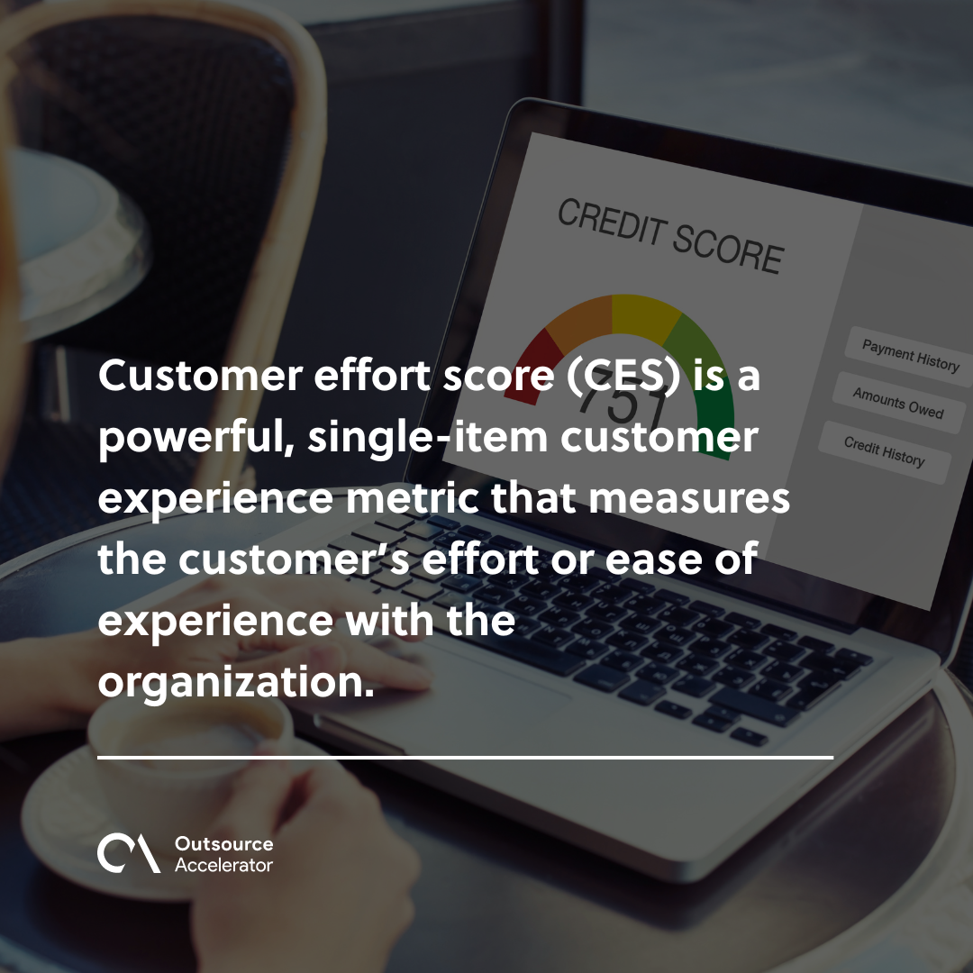 Customer Effort Score (CES) | Outsourcing Glossary | Outsource Accelerator