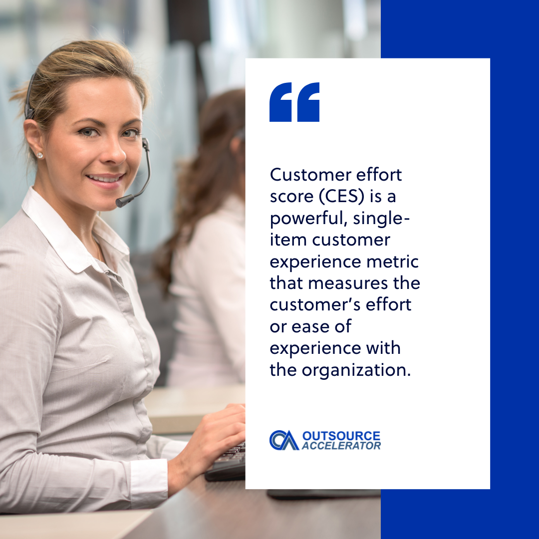 Customer Effort Score (CES) | Outsourcing Glossary | Outsource Accelerator