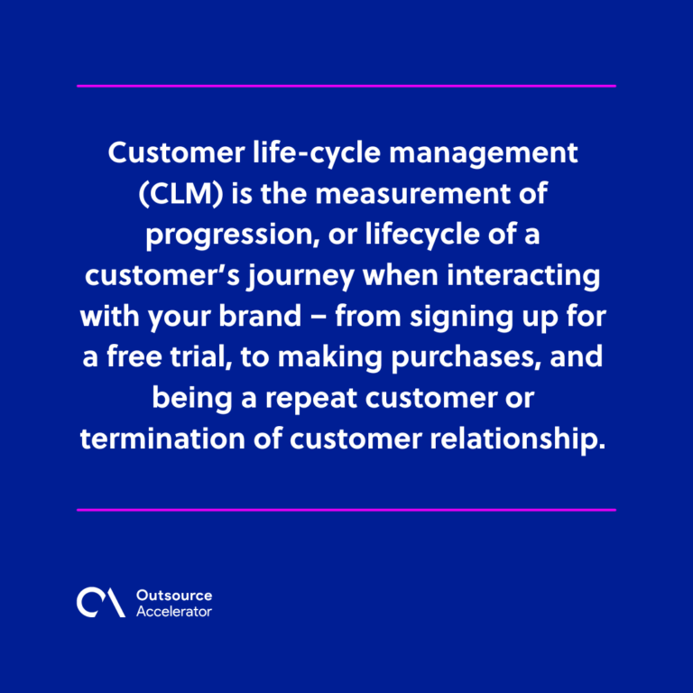 Customer Life-Cycle Management | Outsourcing Glossary | Outsource ...