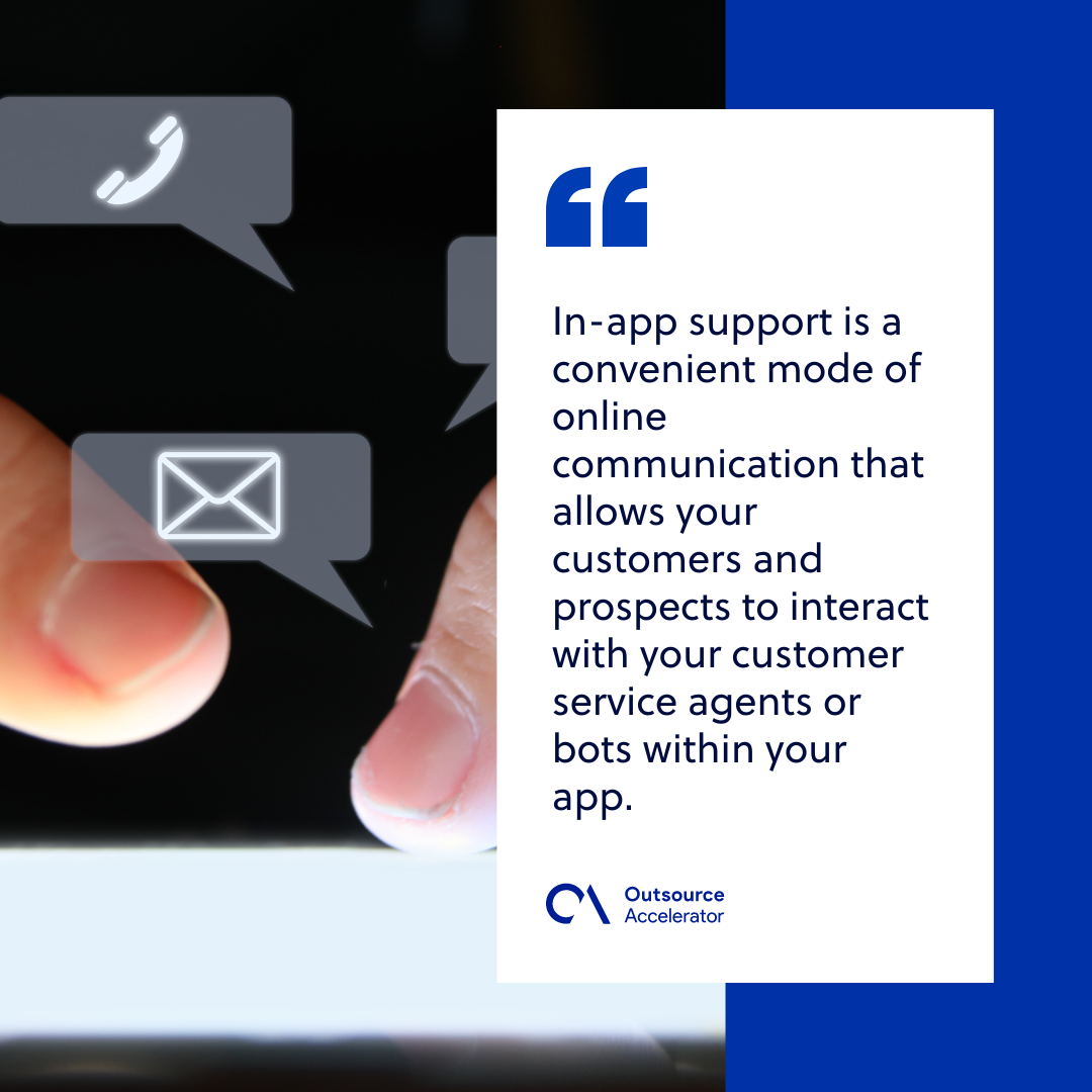In-app support | Outsourcing Glossary | Outsource Accelerator