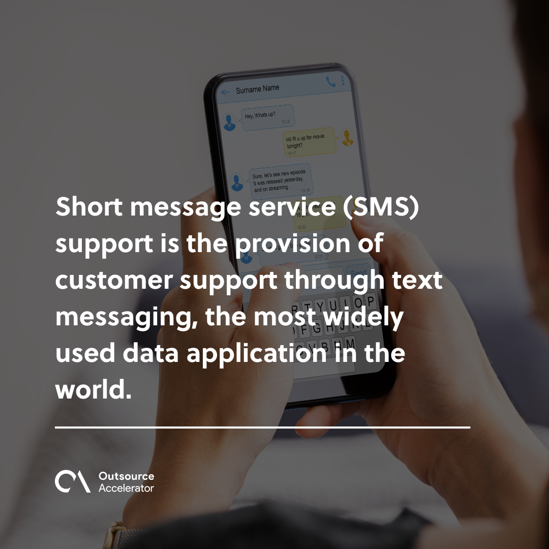 SMS Support | Outsourcing Glossary | Outsource Accelerator