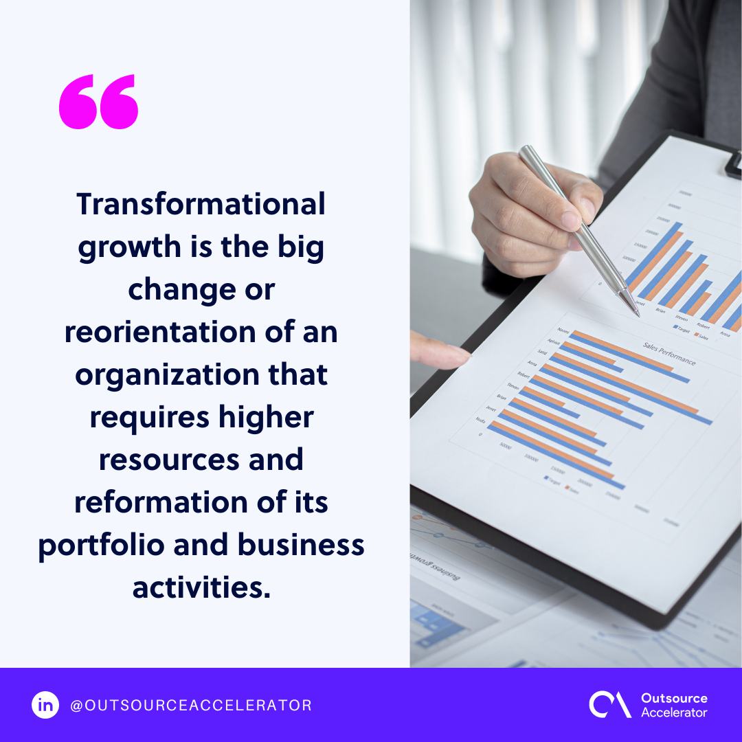 Transformational Growth | Outsourcing Glossary | Outsource Accelerator