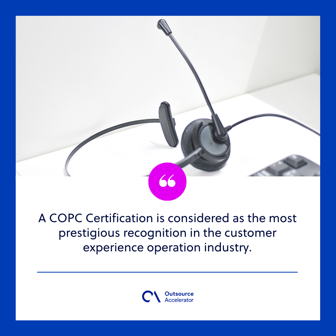 COPC Certification | Outsourcing Glossary | Outsource Accelerator