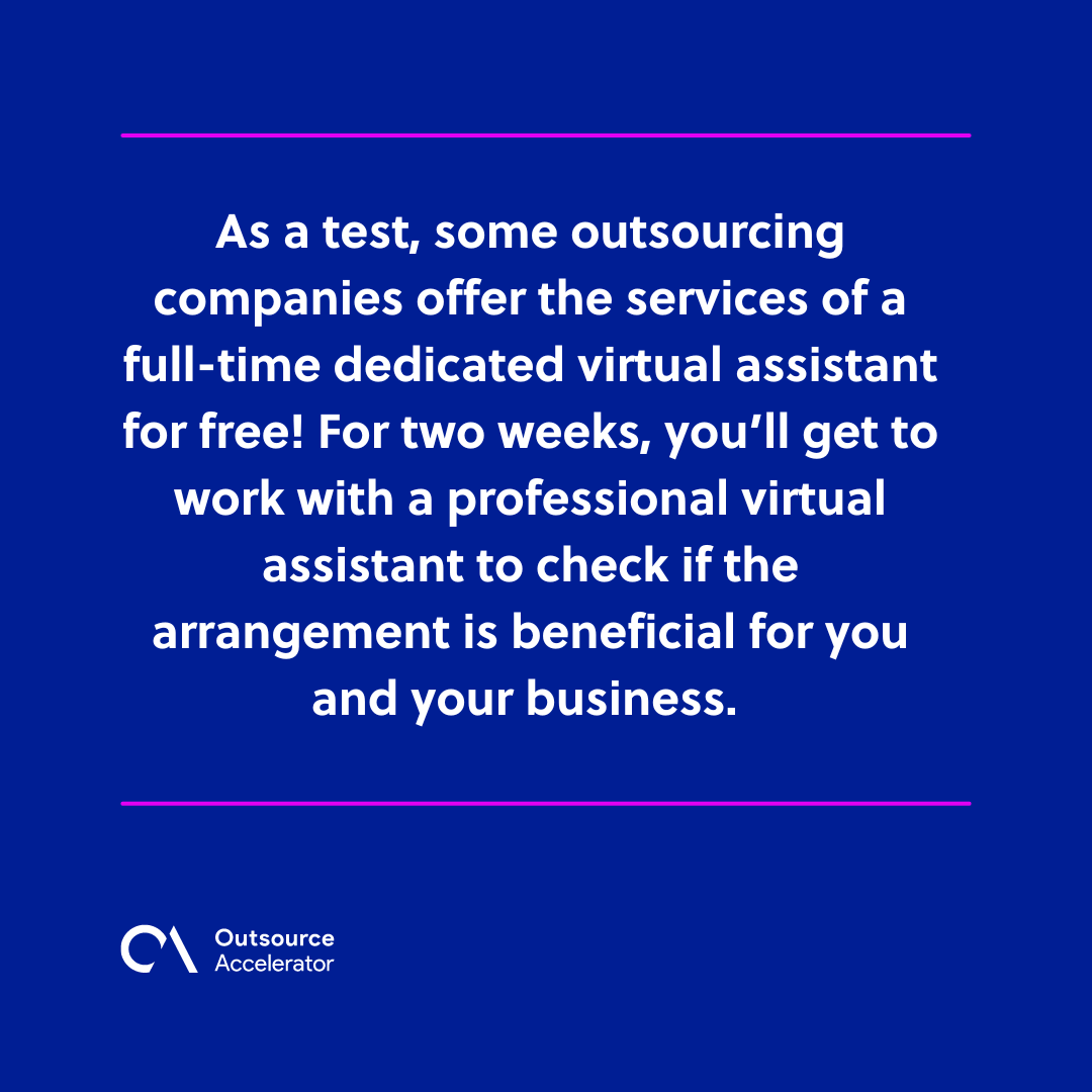 Free Virtual Assistant | Outsourcing Glossary | Outsource Accelerator