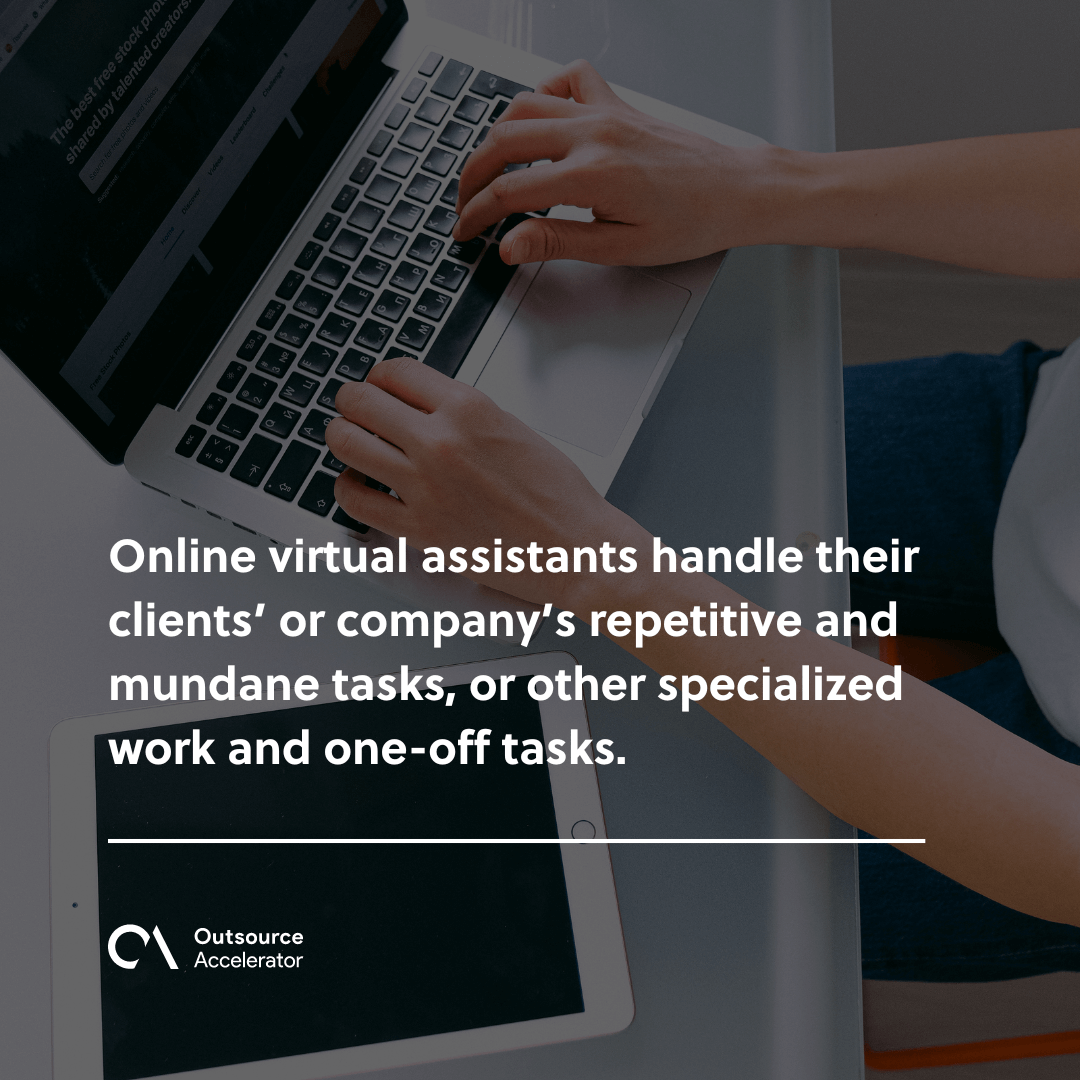 Online Virtual Assistant | Outsourcing Glossary | Outsource Accelerator