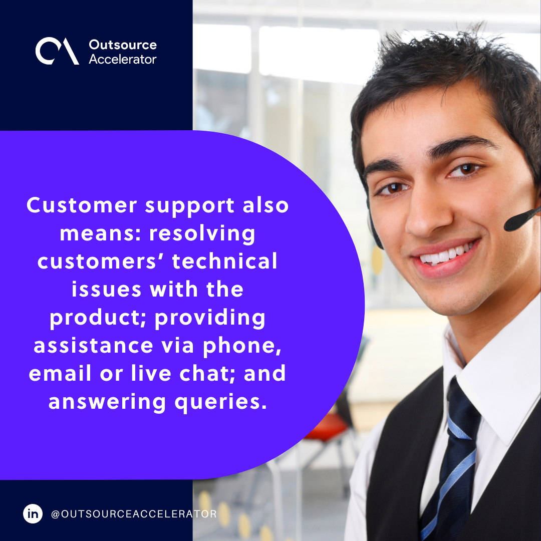 Outsourcing customer support functions | Outsource Accelerator