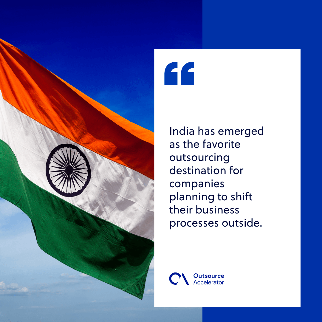 Companies that outsource their services to India | Outsource Accelerator