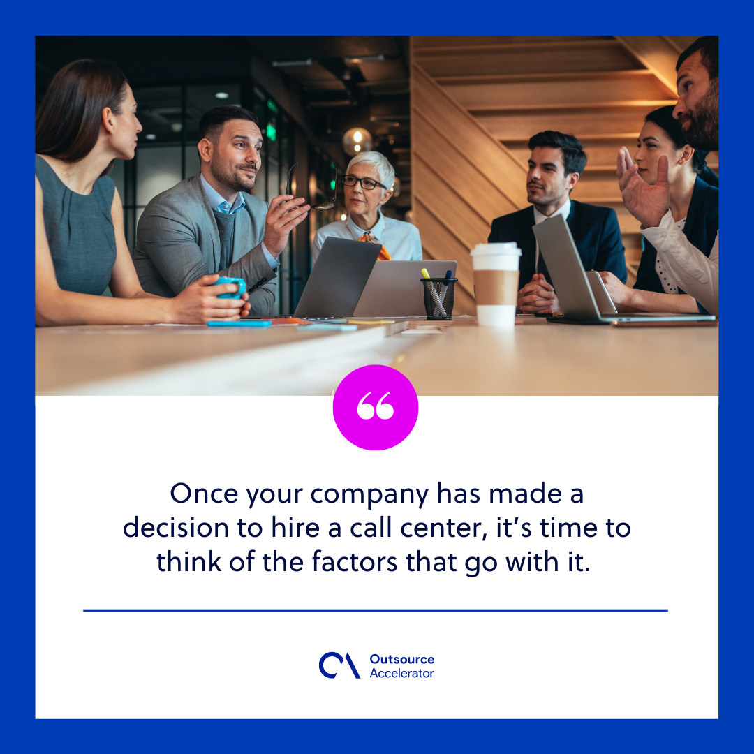 Latest outsourced call center pricing and quotation | Outsource Accelerator