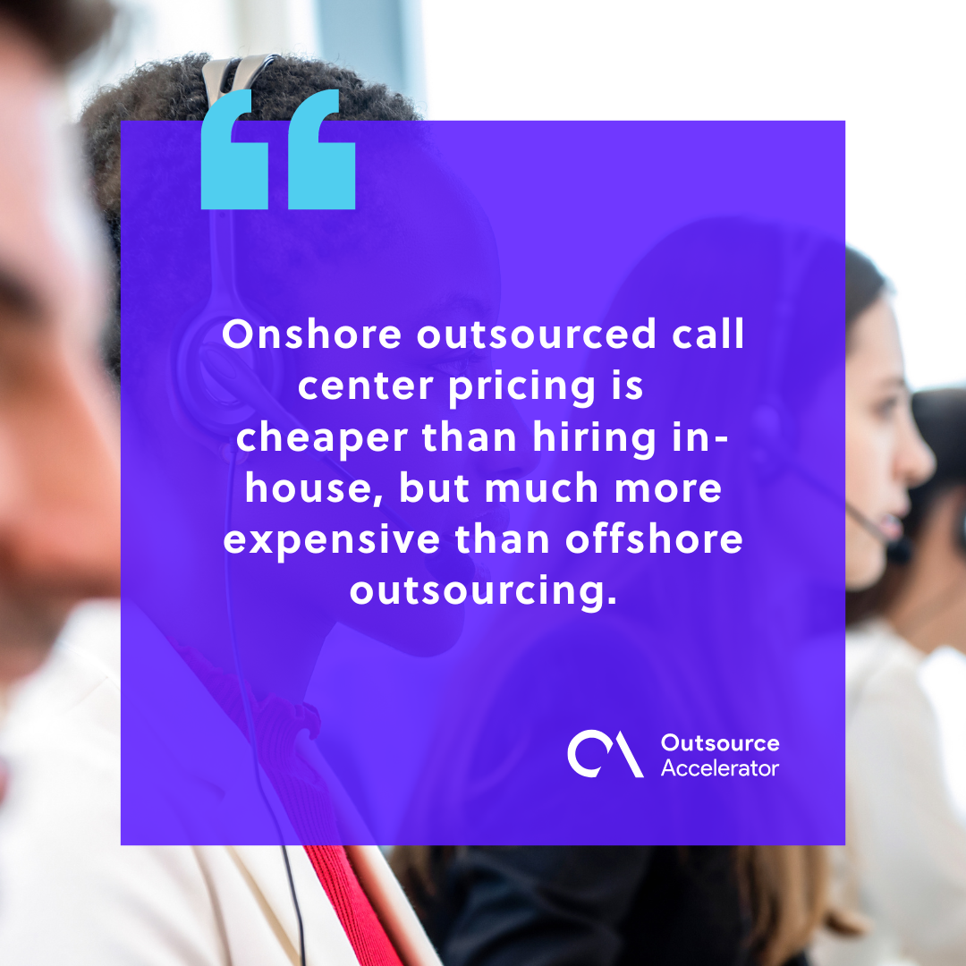 Latest outsourced call center pricing and quotation | Outsource Accelerator