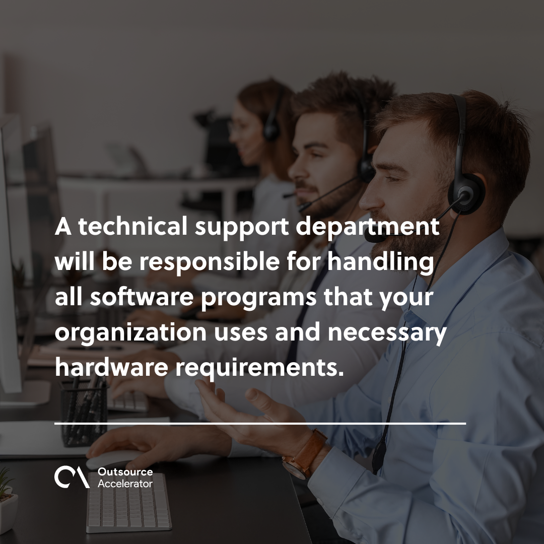 Roles and responsibilities of outsourcing technical support | Outsource ...