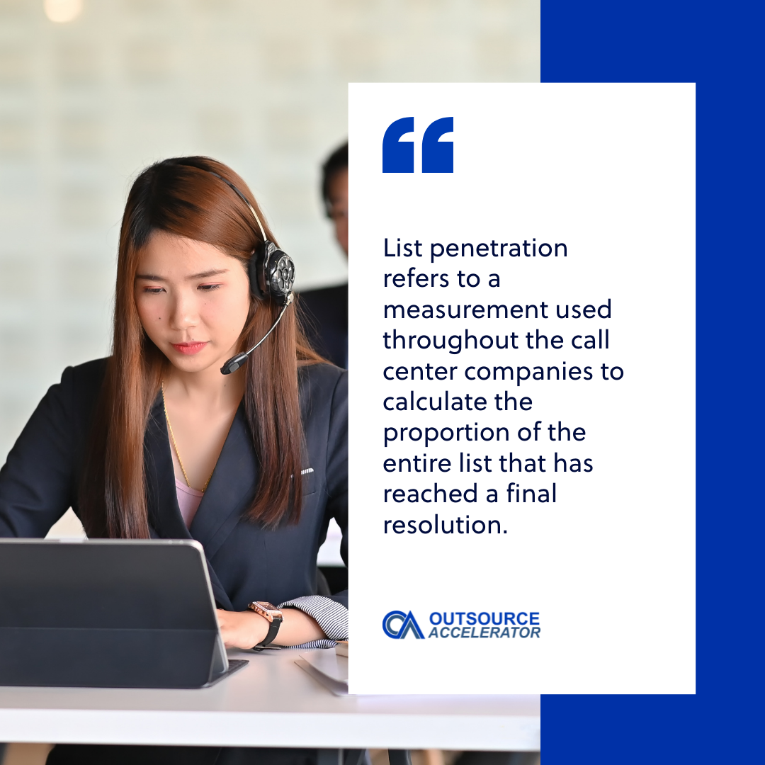 List Penetration | Outsourcing Glossary | Outsource Accelerator
