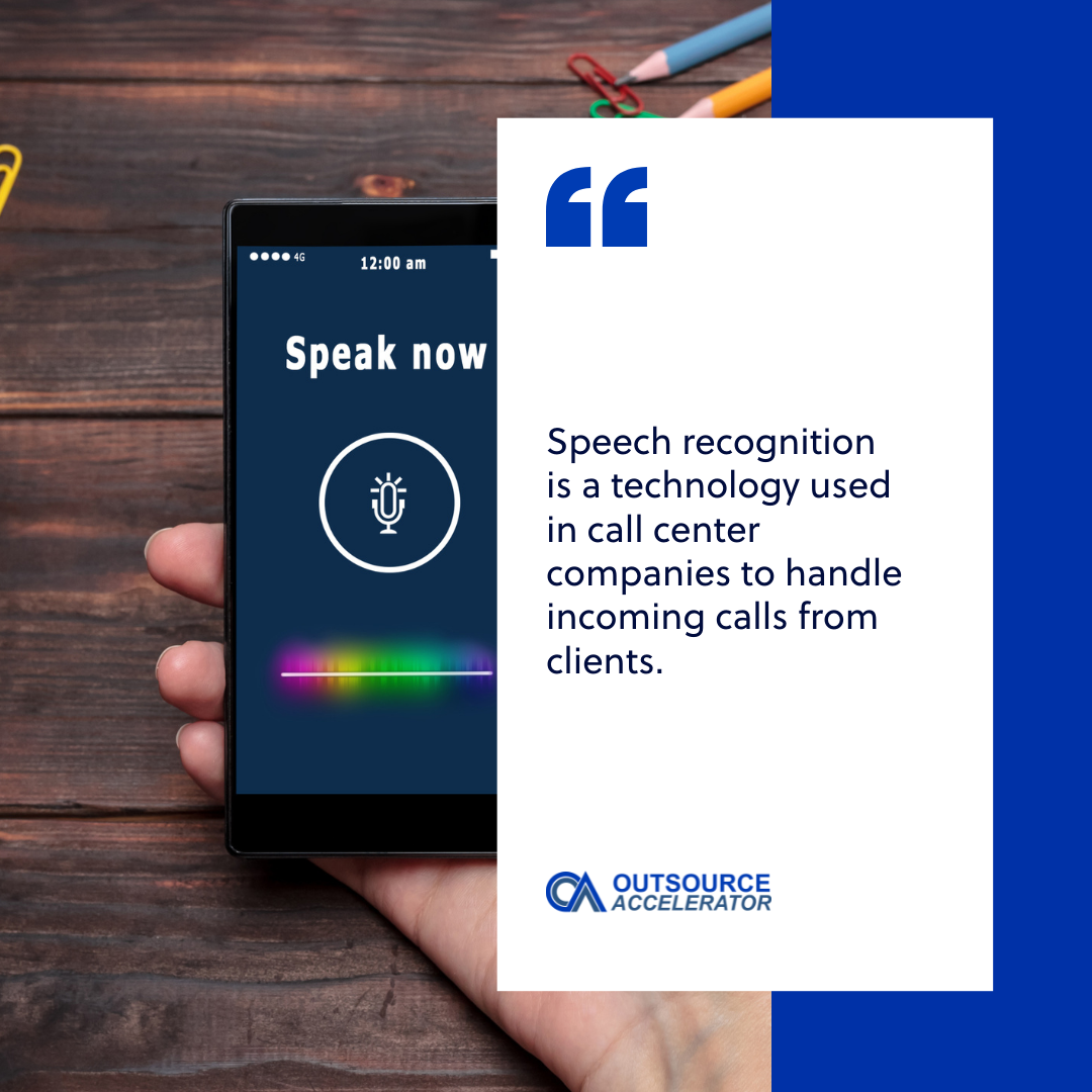 Speech Recognition | Outsourcing Glossary | Outsource Accelerator