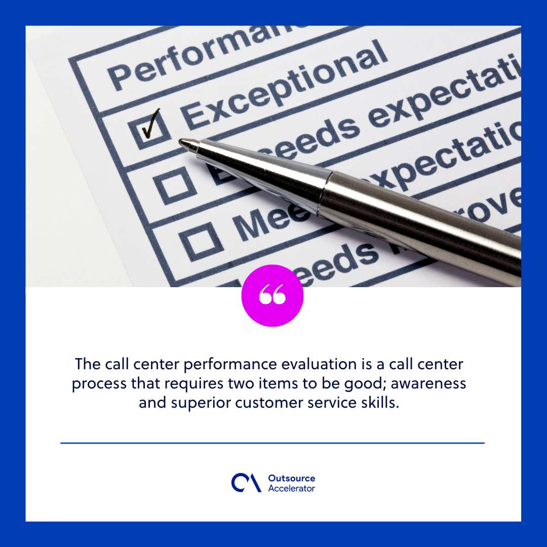 What is Call Center Performance Evaluation? | Outsource Accelerator