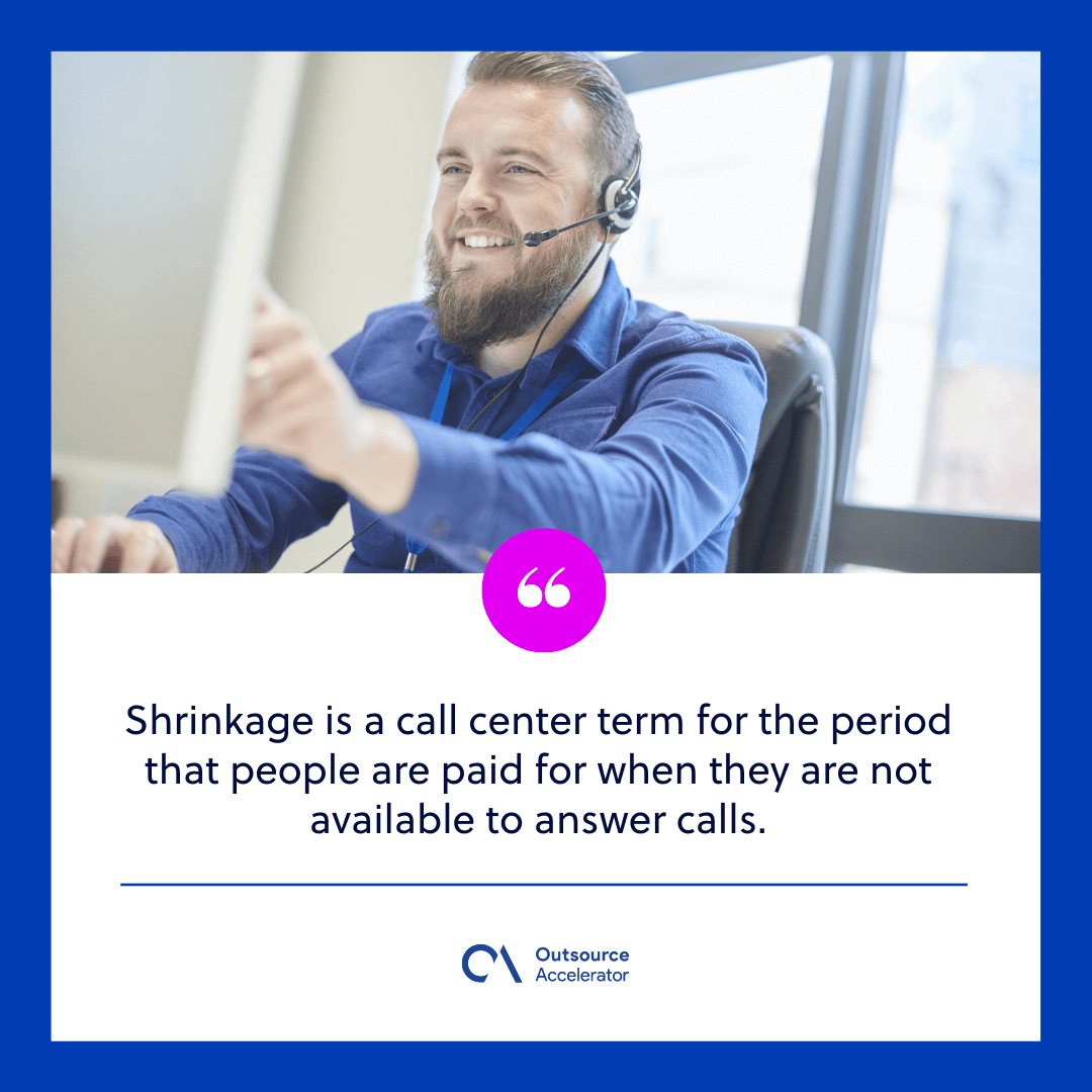 Shrinkage | Outsourcing Glossary | Outsource Accelerator