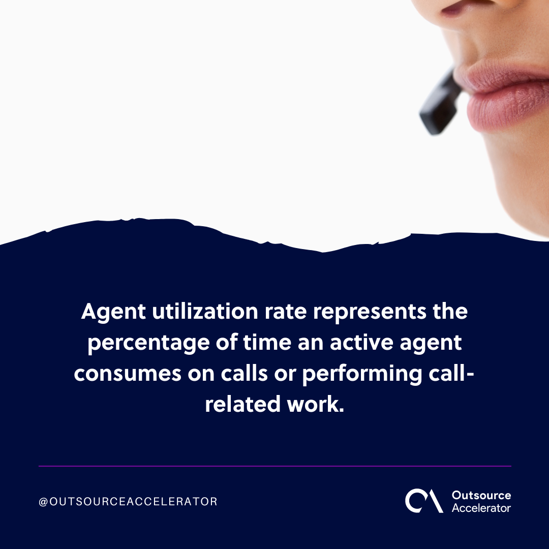What is the Agent Utilization Rate? | Outsource Accelerator