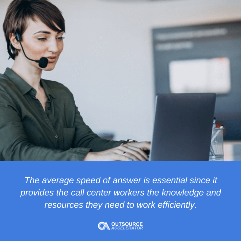 What is the Average Speed of Answer? | Outsource Accelerator