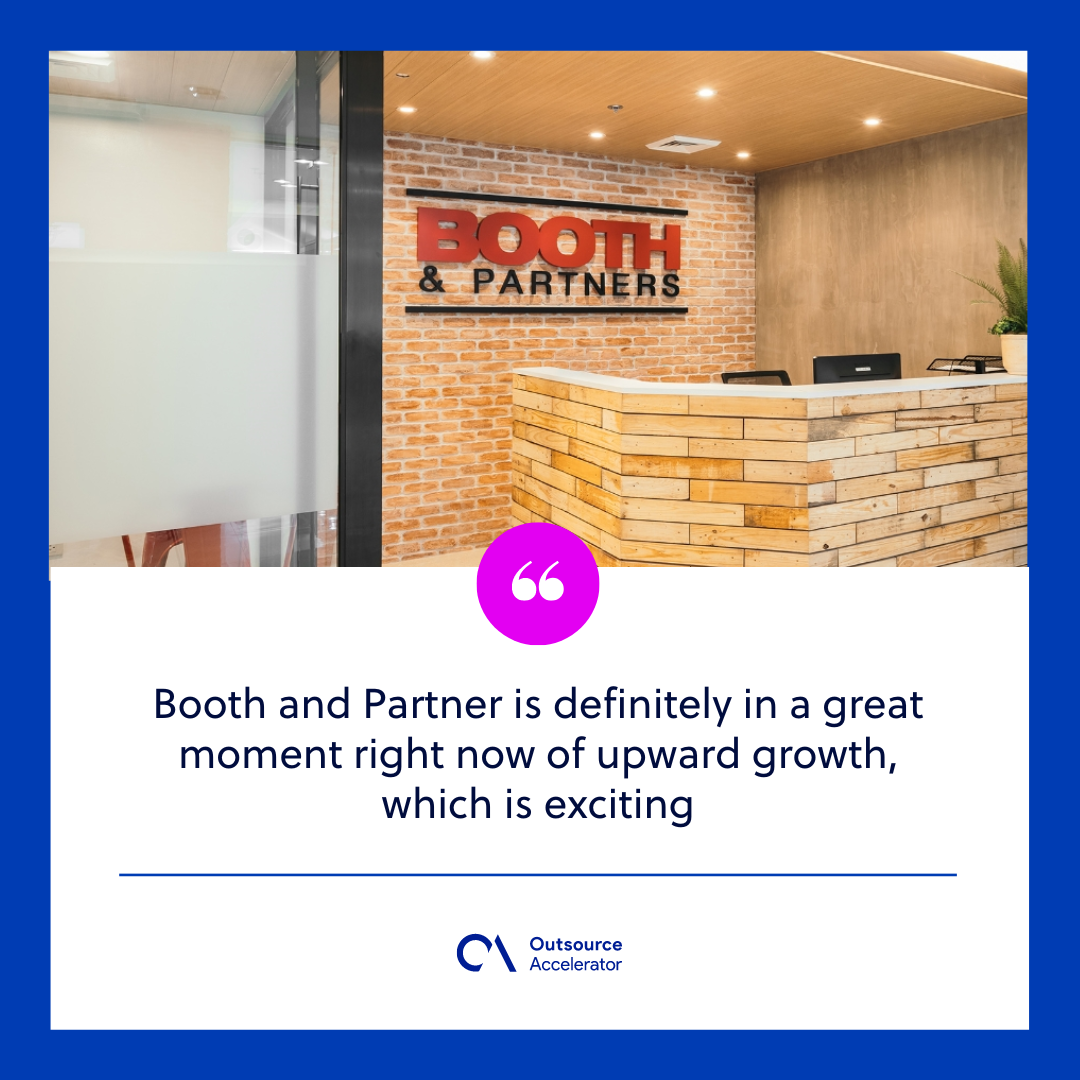 Boutique Outsourcing Services with Booth And Partners’ CEO, Carmen ...