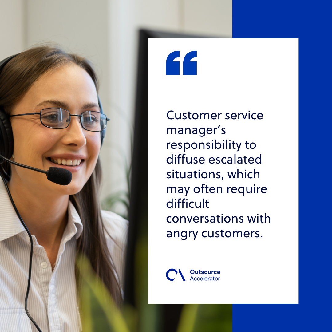 Achieve customer success with a customer service manager | Outsource ...