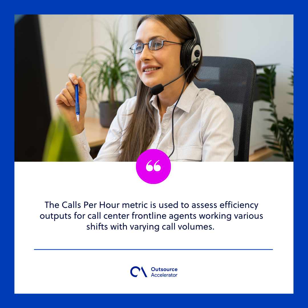 Calls per Agent per Hour | Outsourcing Glossary | Outsource Accelerator