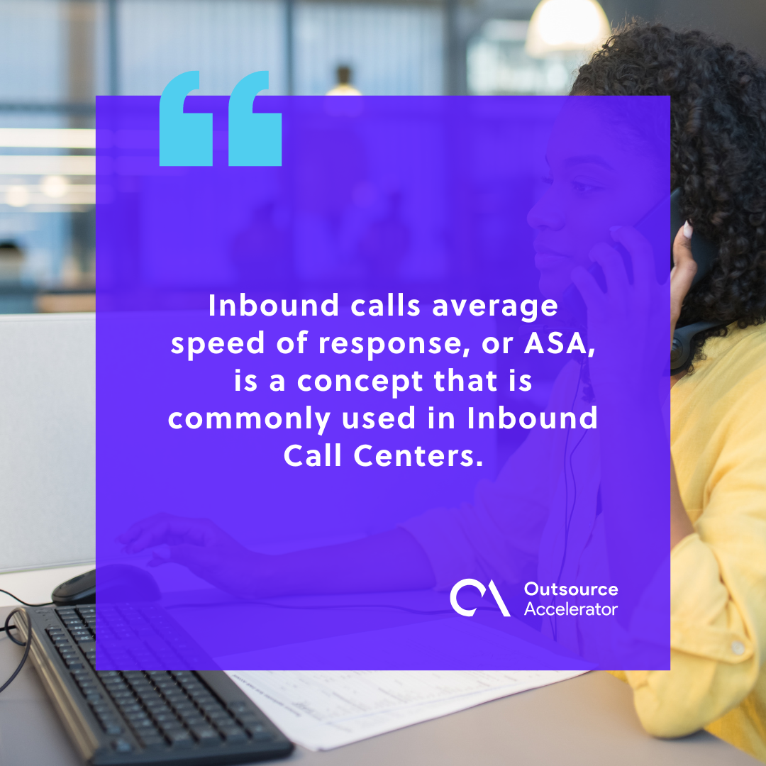 Inbound Calls Average Speed of Answer | Outsourcing Glossary | Outsource Accelerator