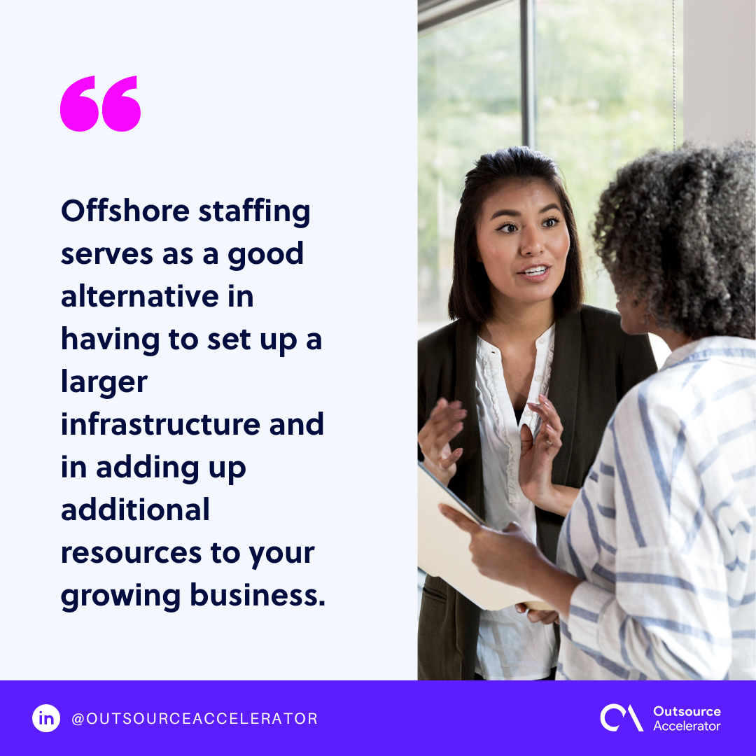 The flexibility of offshore staffing solutions | Outsource Accelerator