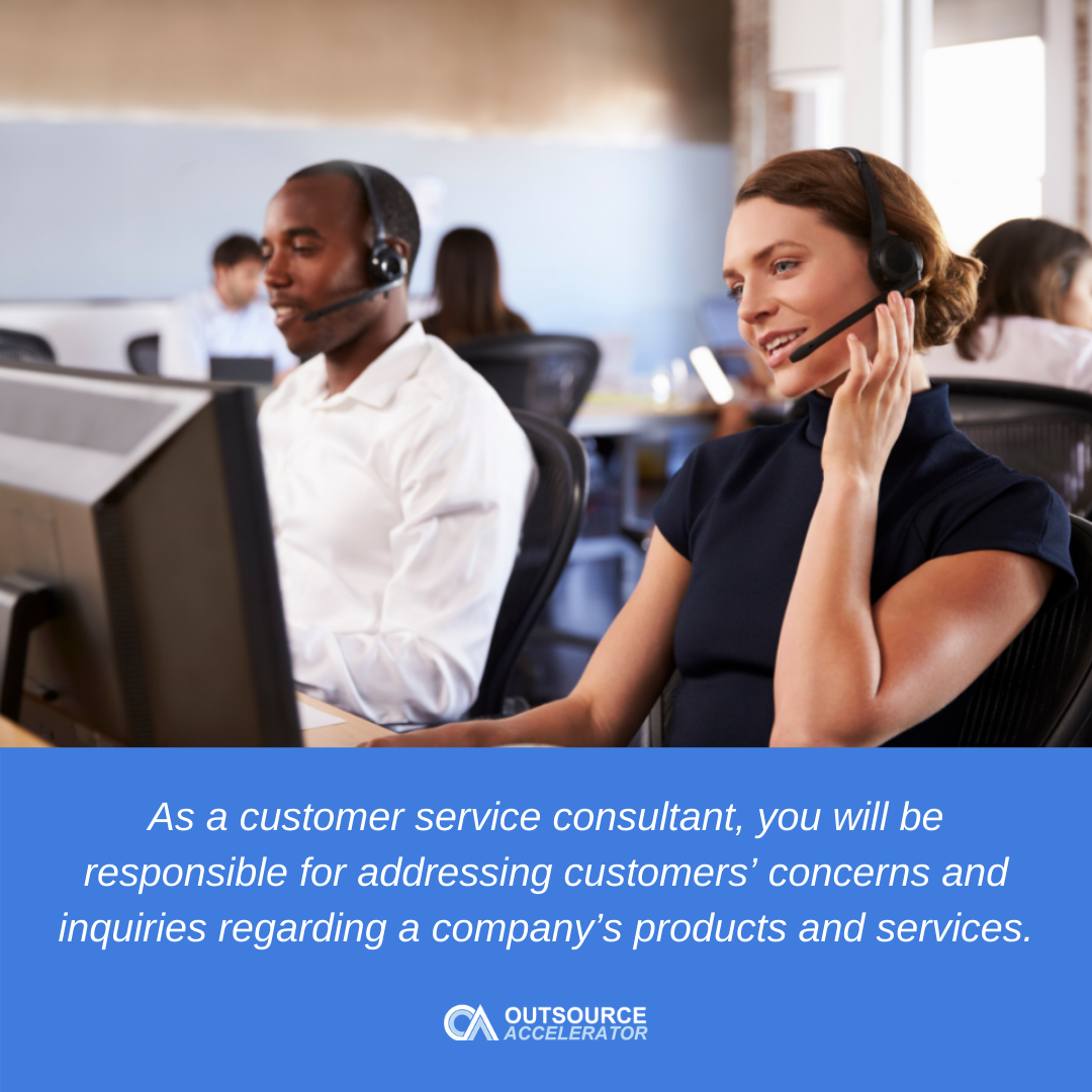 Establish a successful career as customer service consultants ...