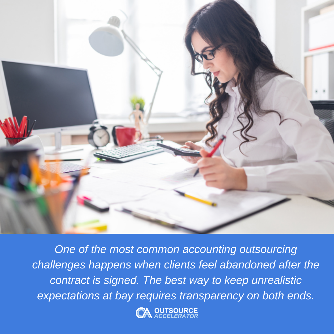 Overcoming outsourced accounting challenges | Outsource Accelerator