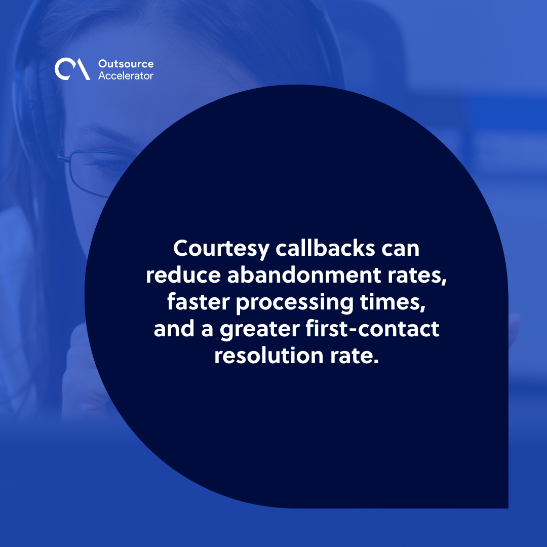 Courtesy Callback | Outsourcing Glossary | Outsource Accelerator