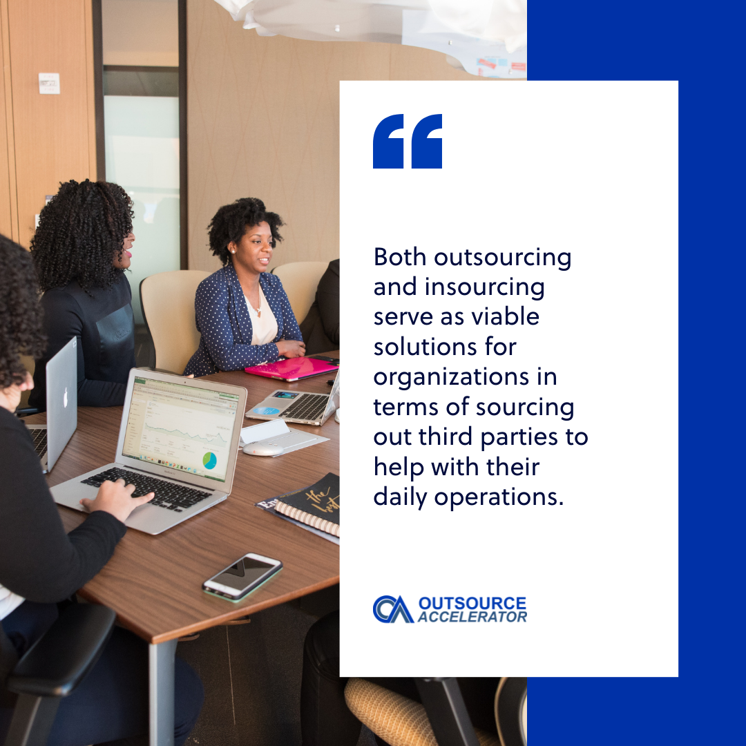 Outsourcing vs insourcing: Is there a difference? | Outsource Accelerator