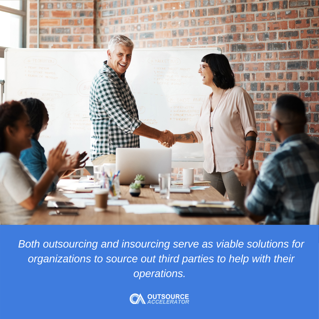 Outsourcing vs insourcing: Is there a difference? | Outsource Accelerator