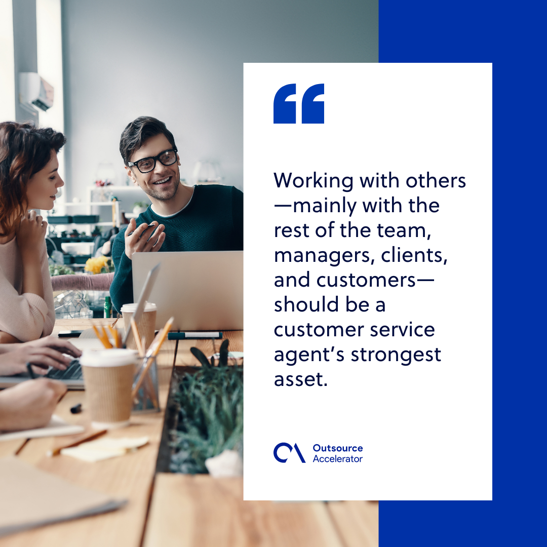 What defines a good customer service | Outsource Accelerator