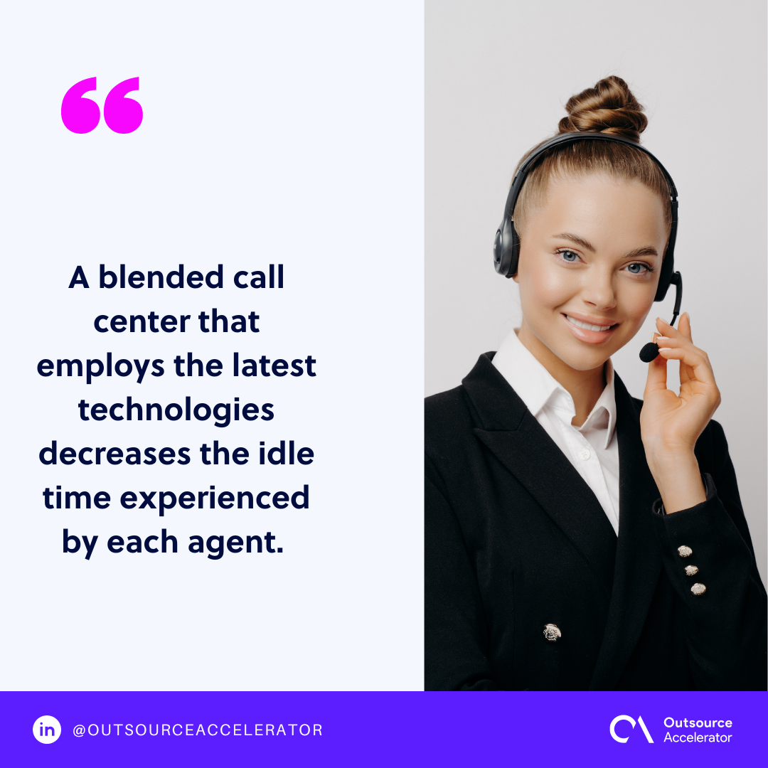 Blended Call Center | Outsourcing Glossary | Outsource Accelerator