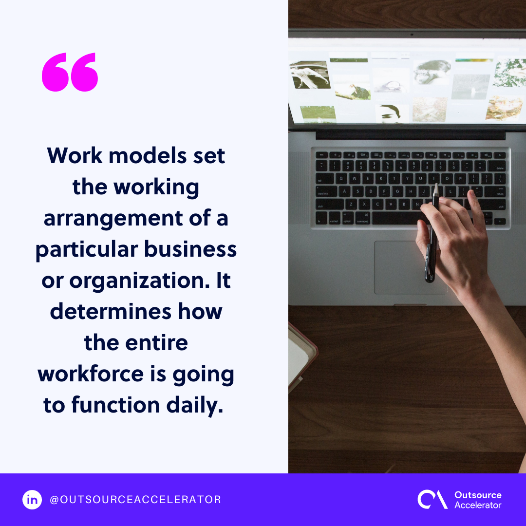 Work models: Which one is best for your organization? | Outsource ...