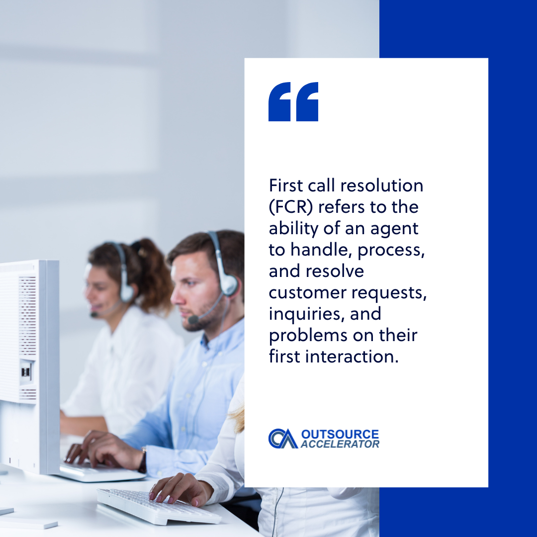 Everything you need to know about first call resolution | Outsource ...