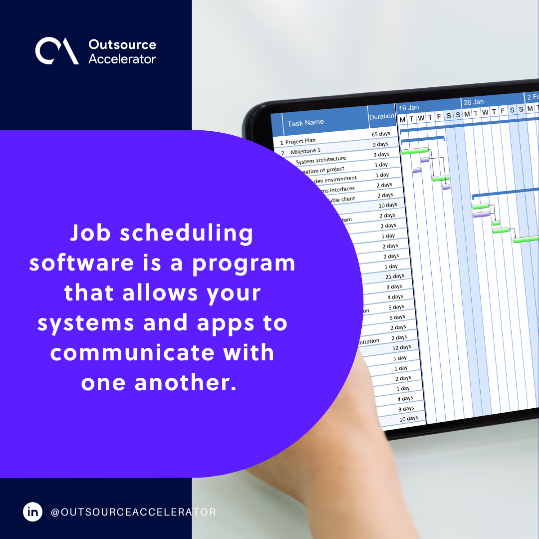 Job Scheduling Software | Outsourcing Glossary | Outsource Accelerator