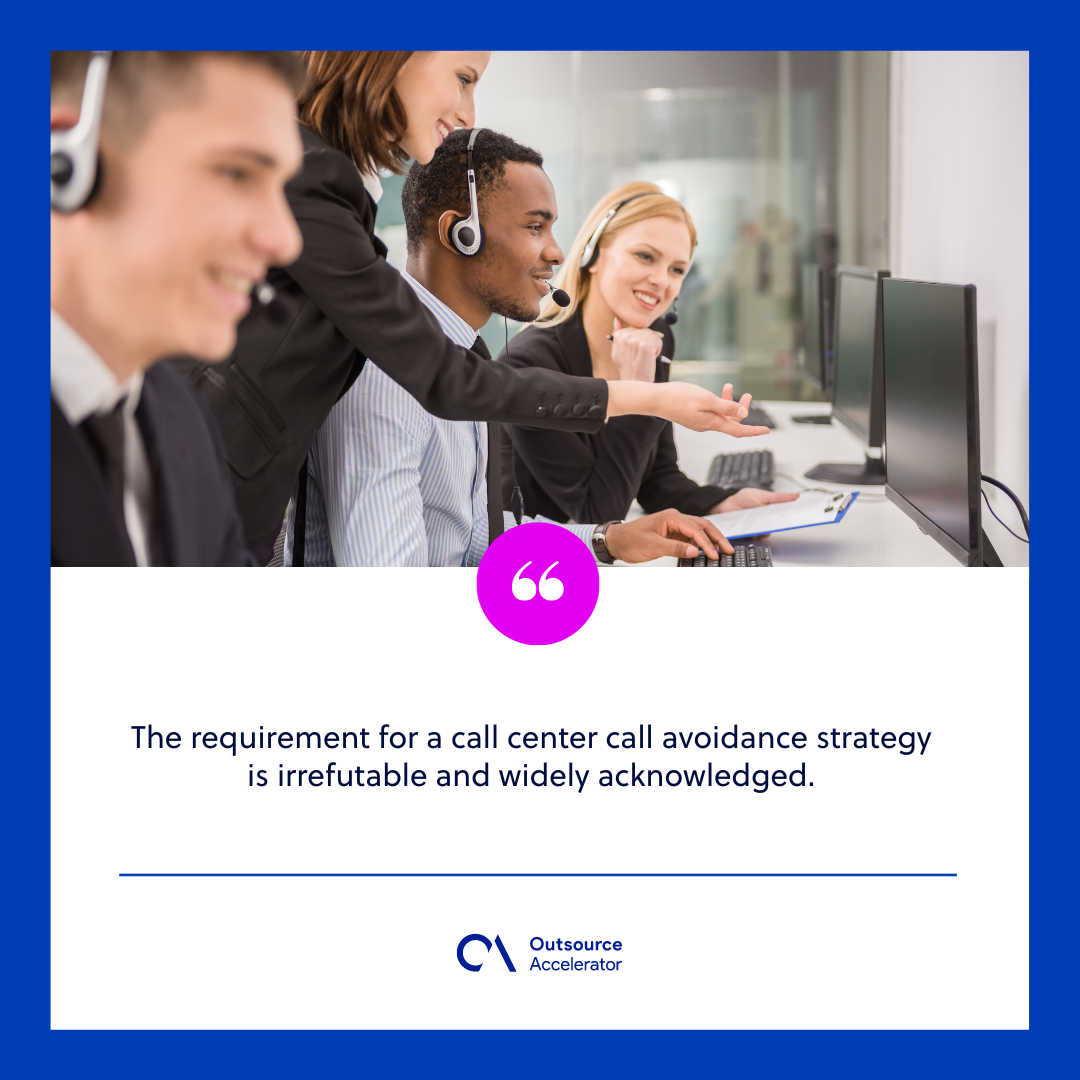 Call avoidance | Outsourcing Glossary | Outsource Accelerator