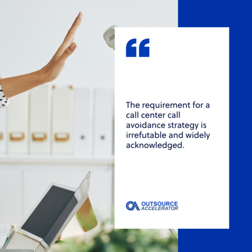 Call avoidance | Outsourcing Glossary | Outsource Accelerator