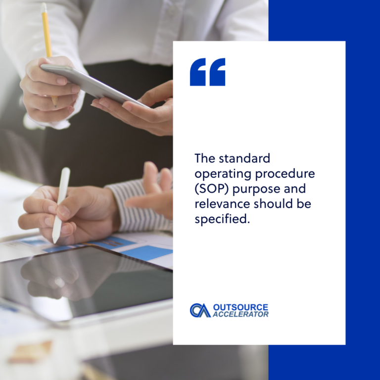 Standard Operating Procedure (SOP) | Outsourcing Glossary | Outsource ...