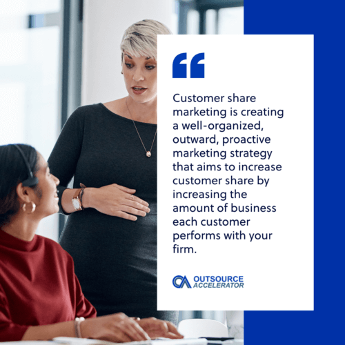 Customer share | Outsourcing Glossary | Outsource Accelerator